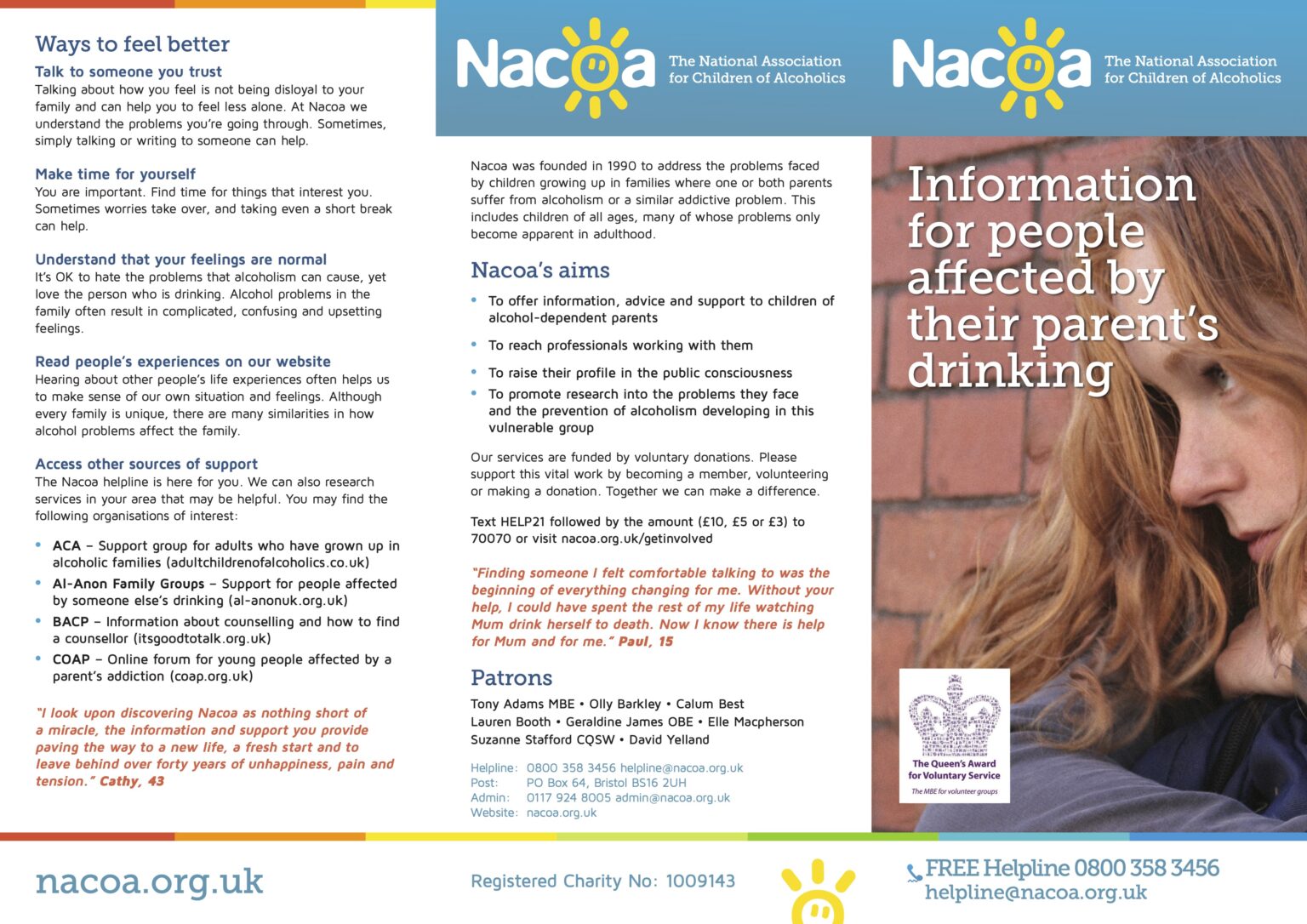 Nacoa publications - Nacoa