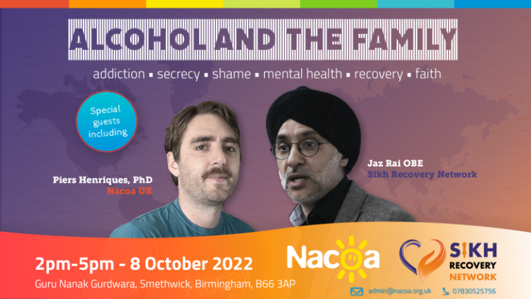 Free Nacoa and Sikh Recovery Network event in Birmingham - Nacoa